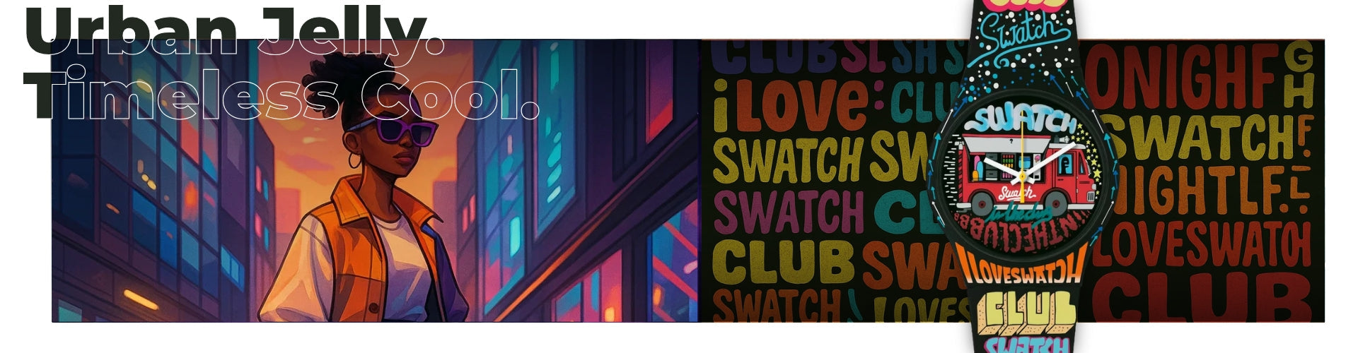 Original Swatch Jelly in Jelly Watches | Transparent & Colorful Styles