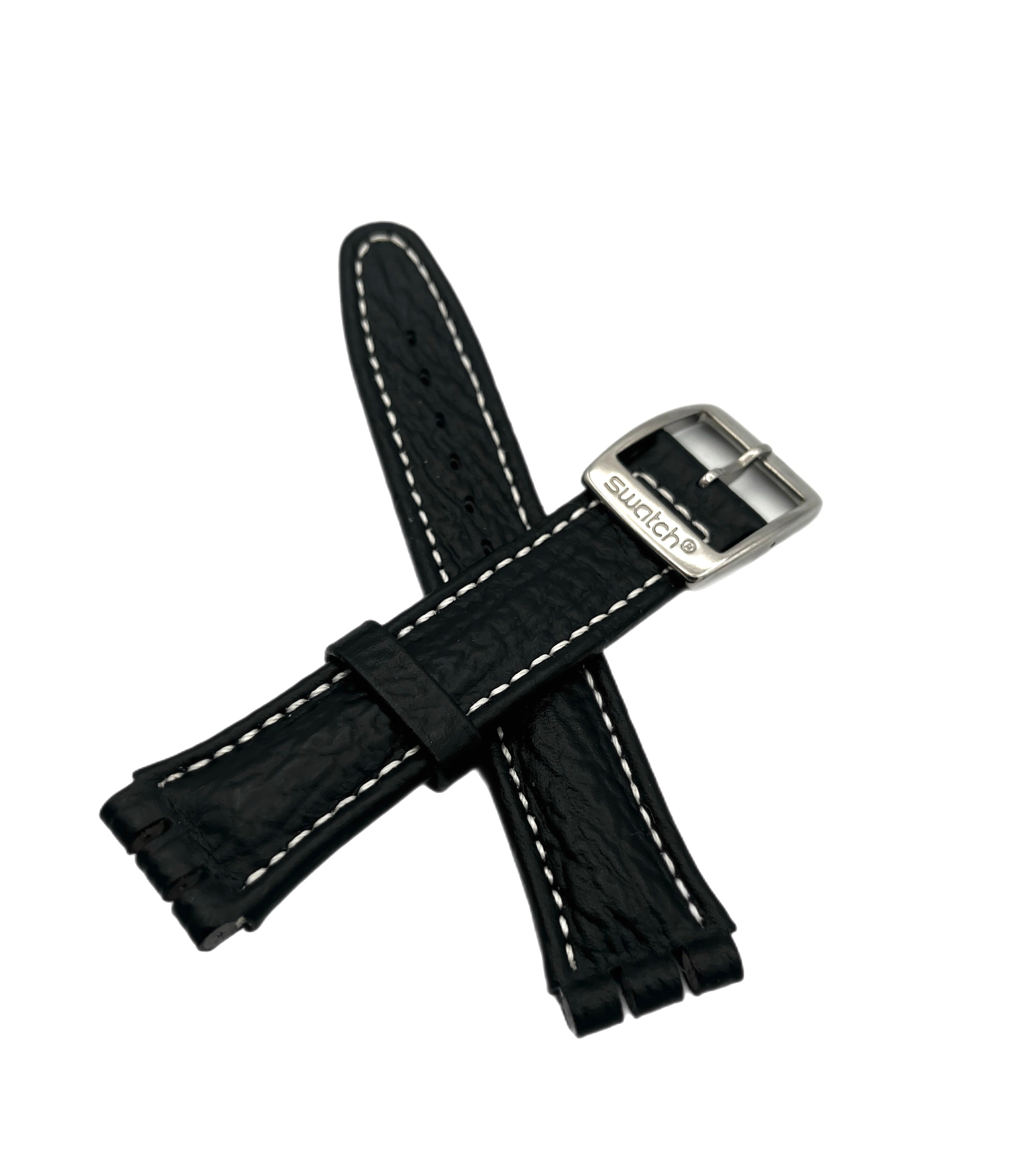 Swatch 19mm Black Replacement Band For Irony and Aquachrono Series