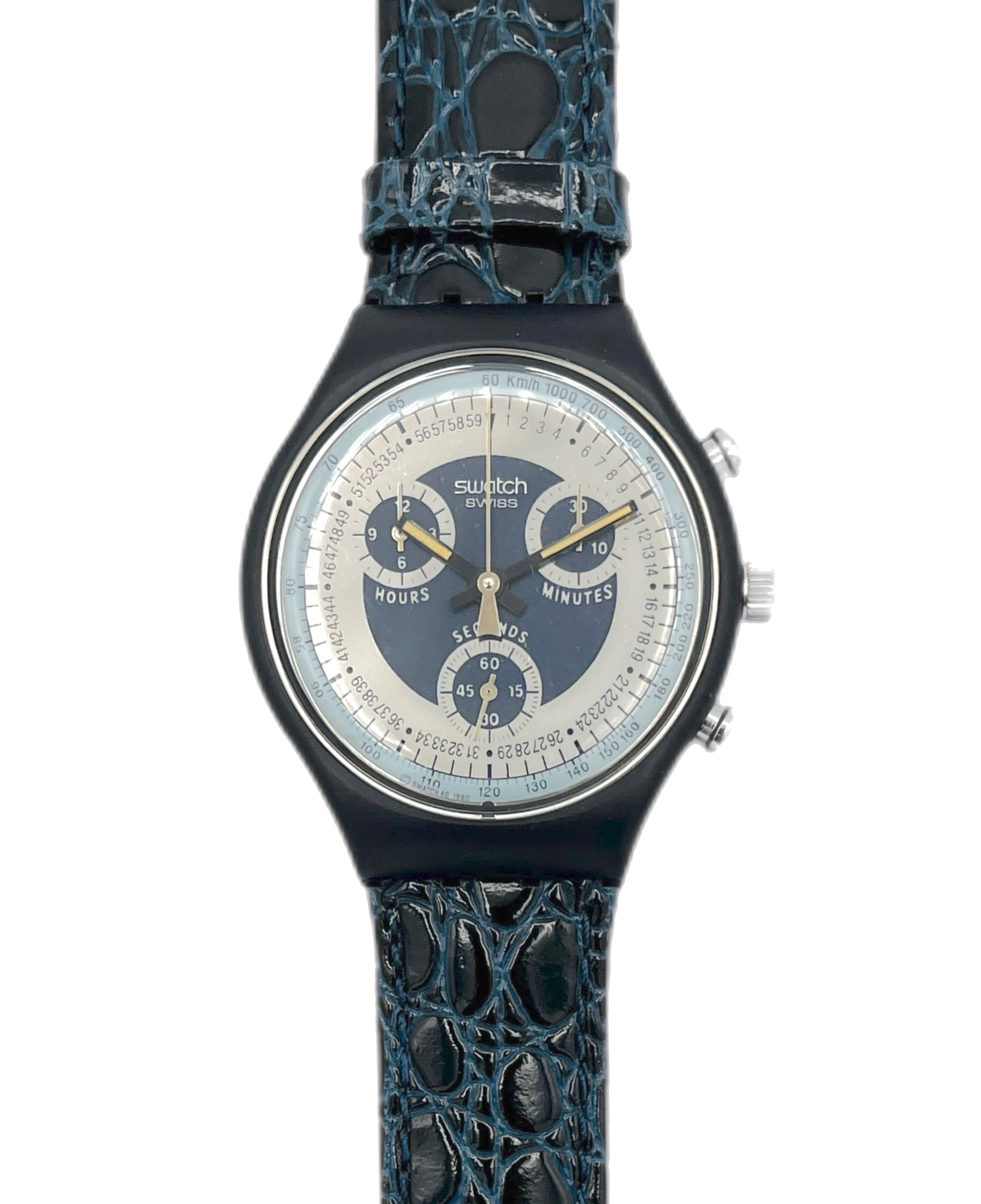 Swatch Chrono SILVER STAR SCN102 (1991) | Vintage Watch