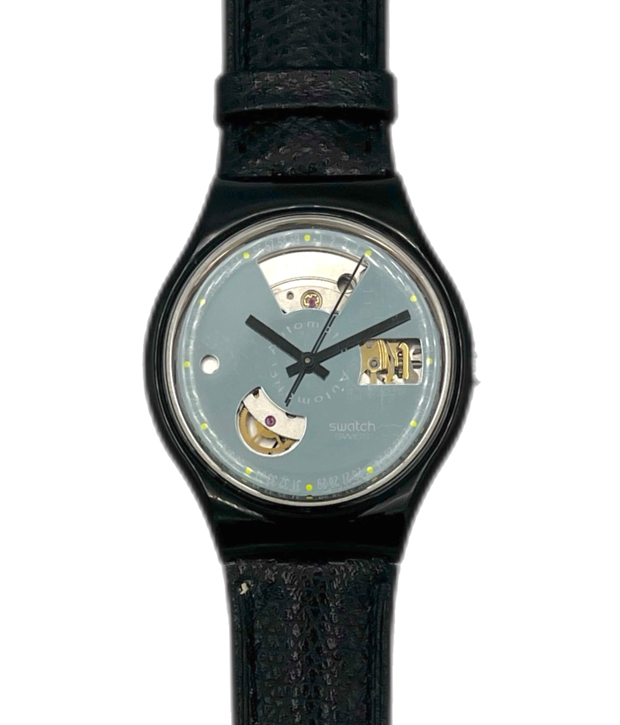 Swatch Automatic BLACK MOTION SAB100 (1991) - new in box
