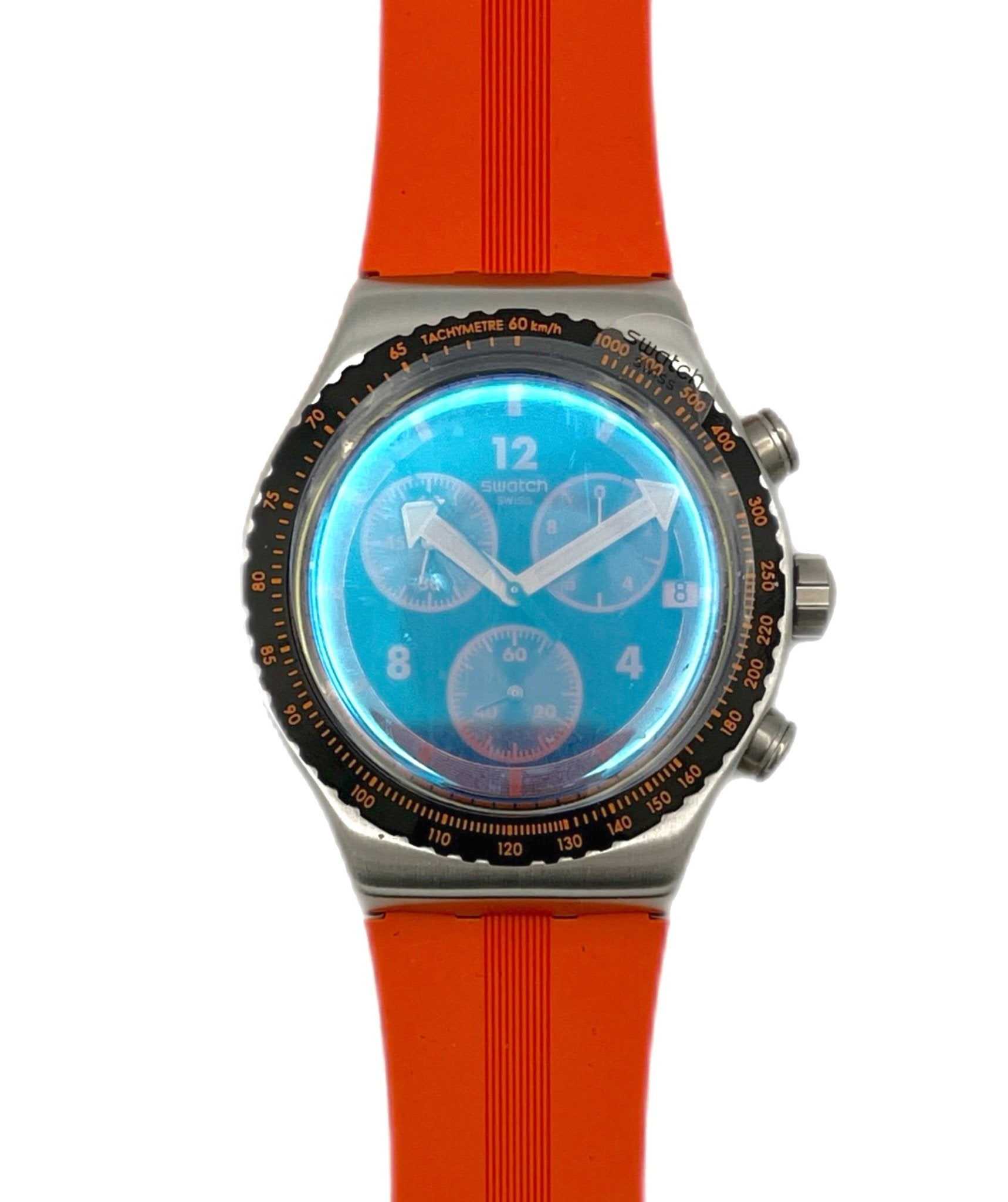 Swatch New Irony Chrono TANGERINE TIGER YVS529